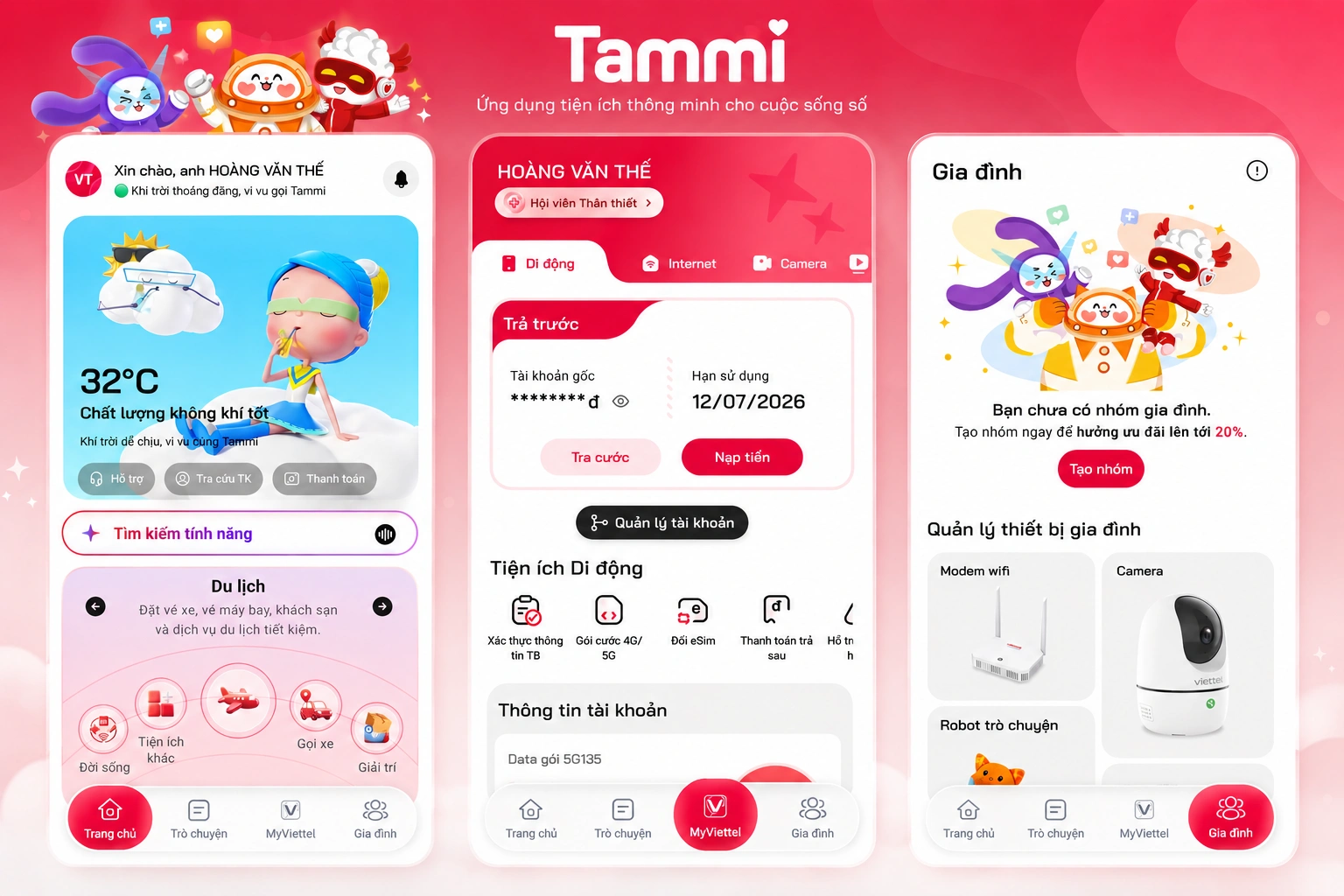 Tammi by Viettel Là Gì? Siêu App Gia Đình 50 Dịch Vụ AI